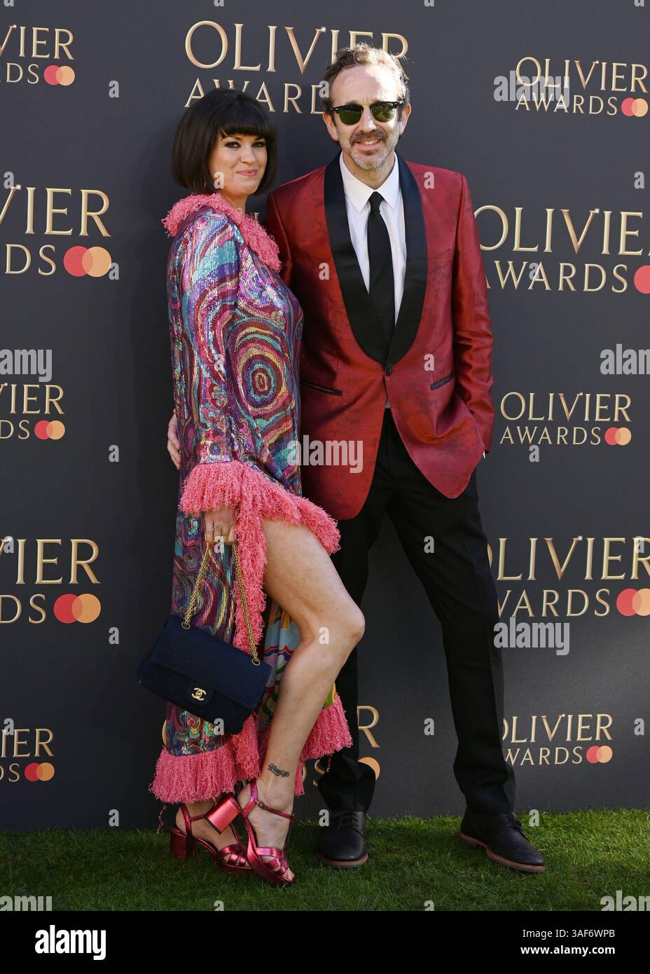 Dawn Porter and Chris O'Dowd attends the 2025 Olivier Awards with ...