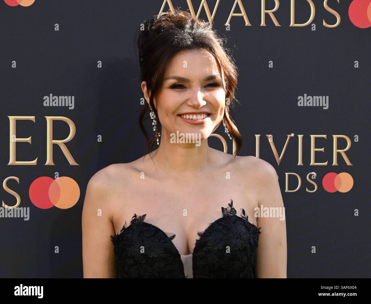 Samantha Barks attends the 2025 Olivier Awards with Mastercard, at the Royal Albert Hall in ...