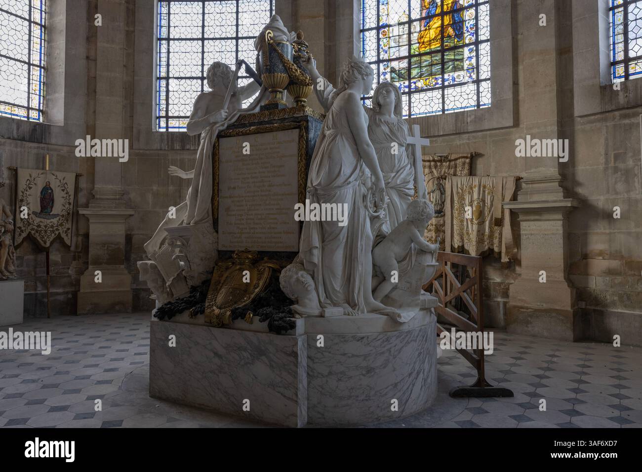 The chapel of Sainte Colombe in Saint-Étienne cathedral,Sens, France ...