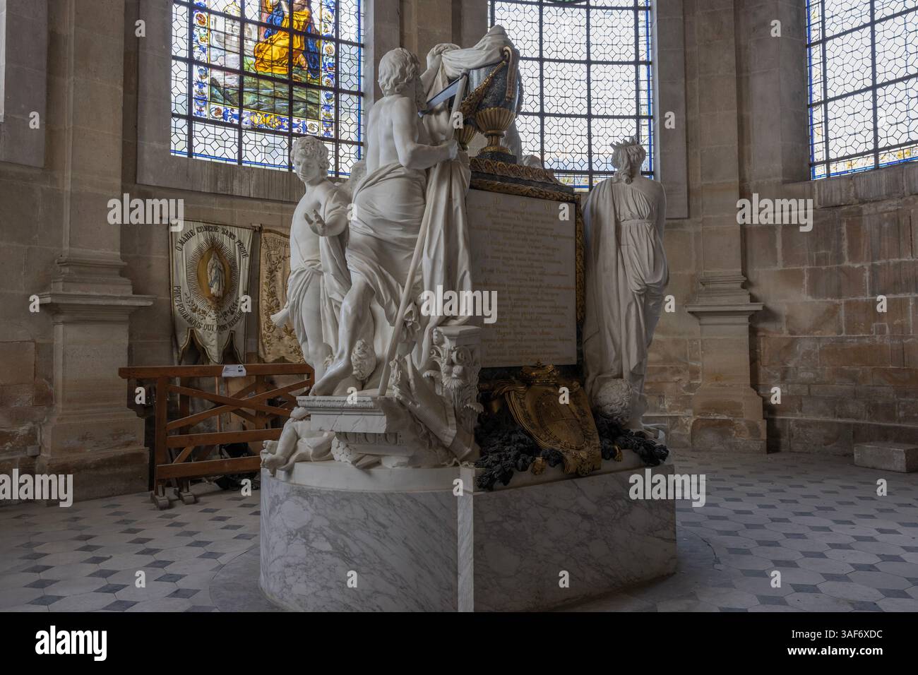 The chapel of Sainte Colombe in Saint-Étienne cathedral,Sens, France ...