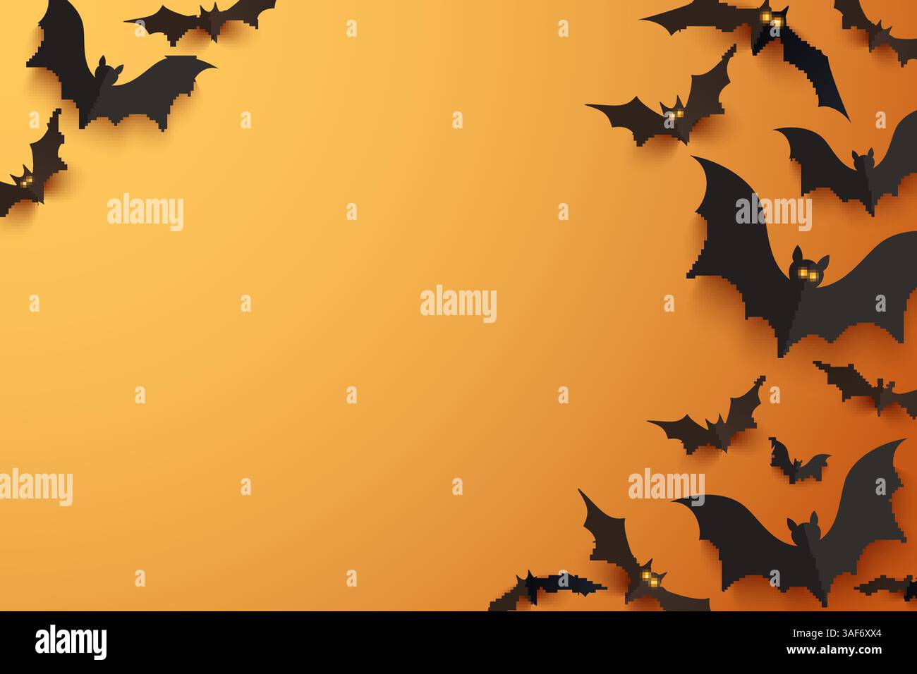 Shadow flying bats on Stock Vector Images - Alamy