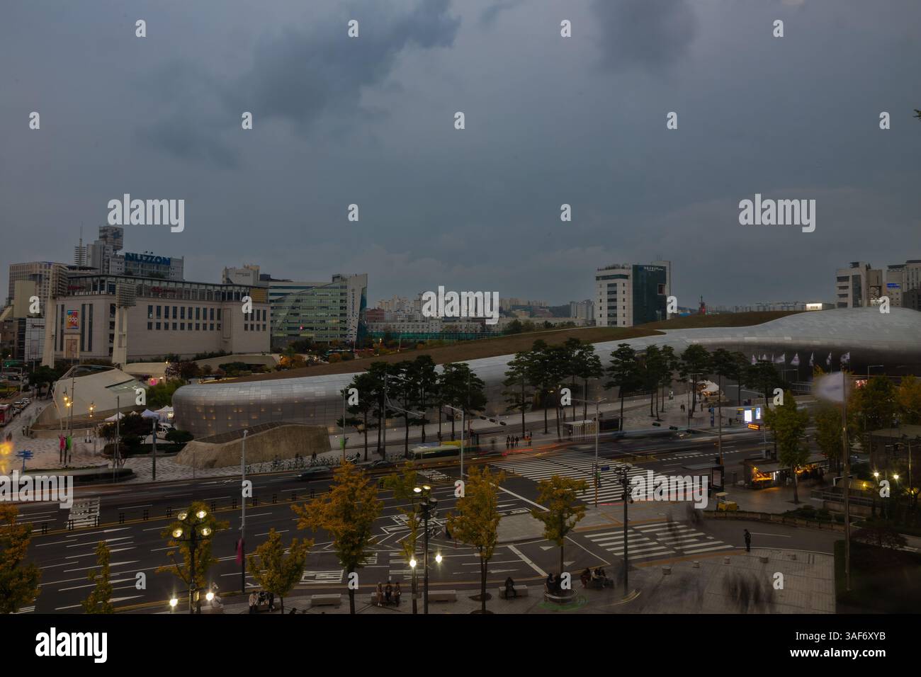Seoul, South Korea 10-29-2024 Dongdaemun Design Plaza is a major urban ...