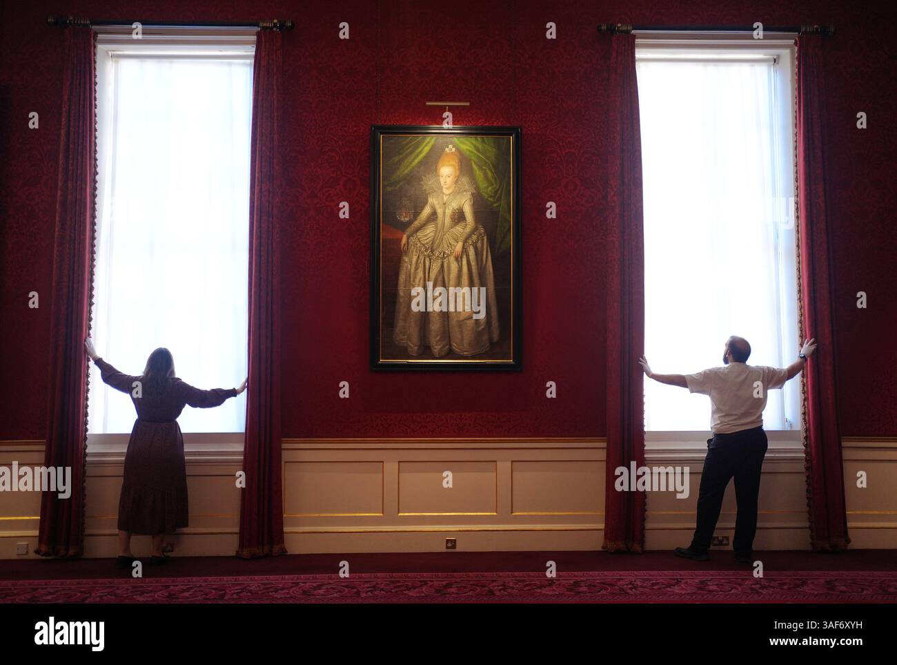 Collections Management Assistants making final preparations in the ...