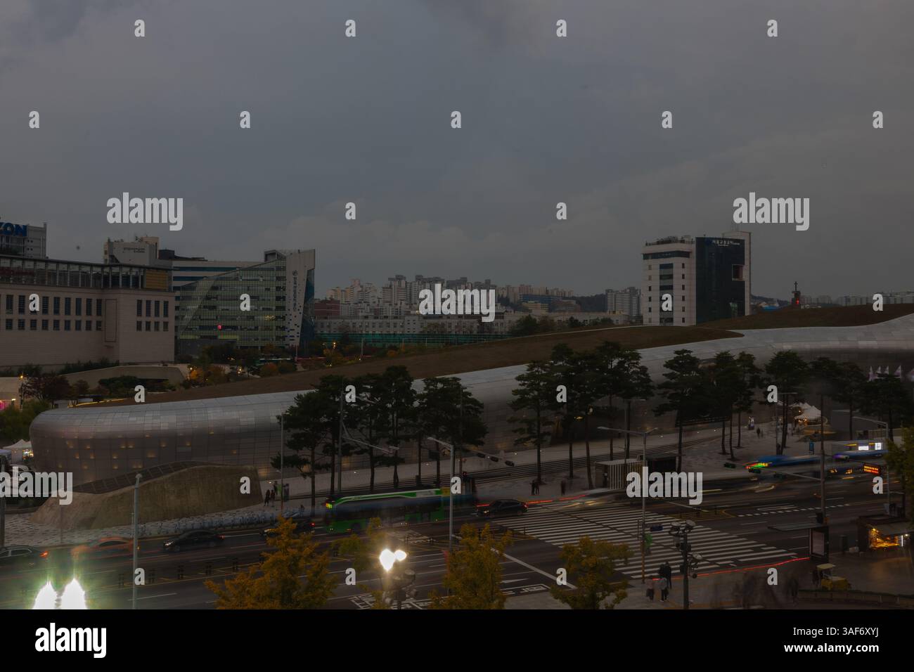 Seoul, South Korea 10-29-2024 Dongdaemun Design Plaza is a major urban ...