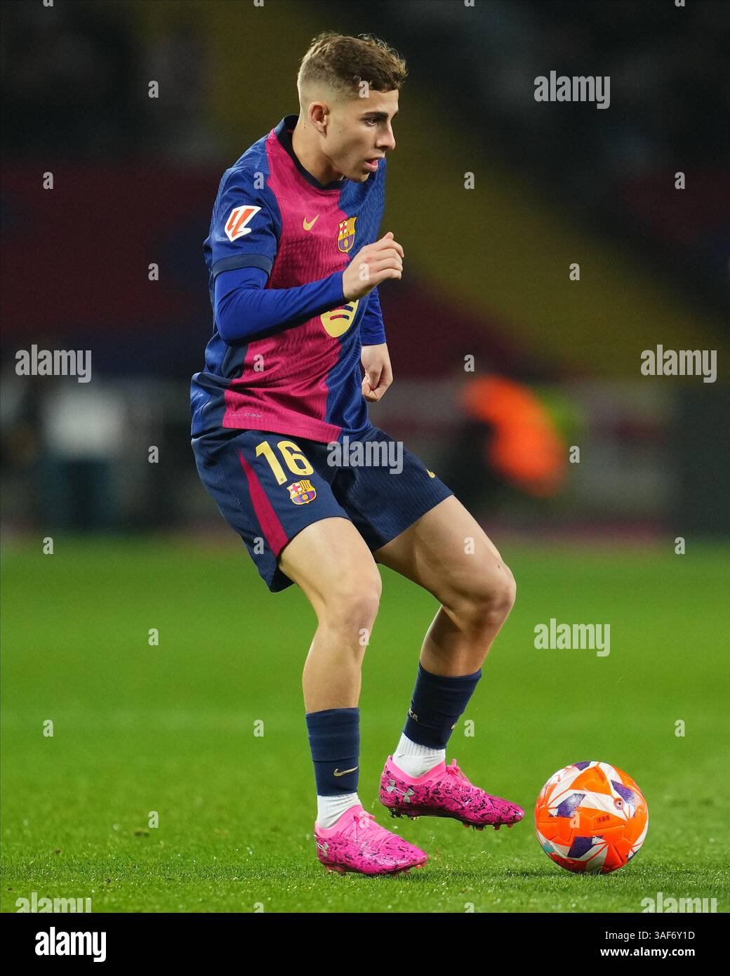 Barcelona, Spain. 06th Apr, 2025. Fermin Lopez of FC Barcelona during ...