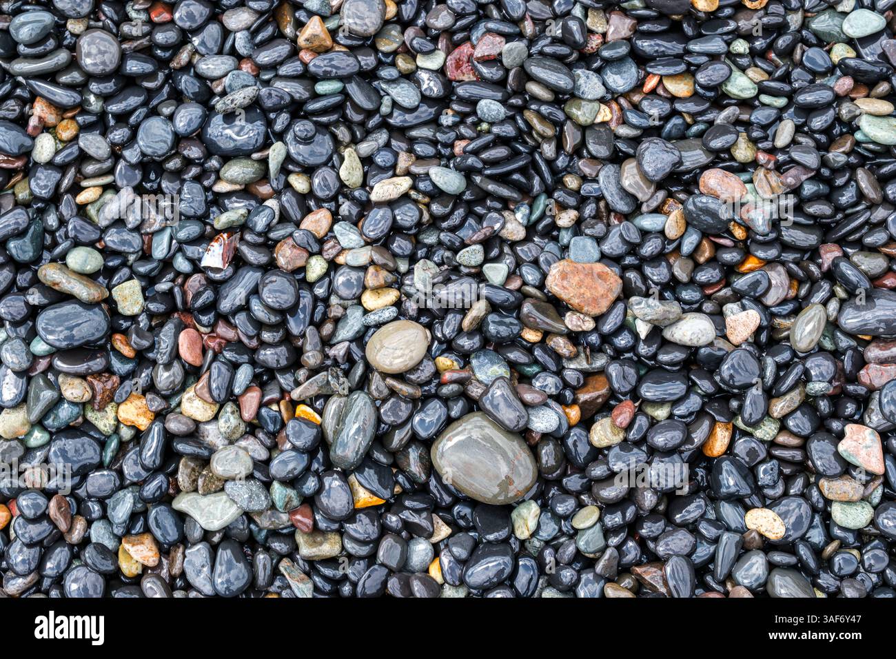 Plage de galets | Beach of pebbles Stock Photo - Alamy