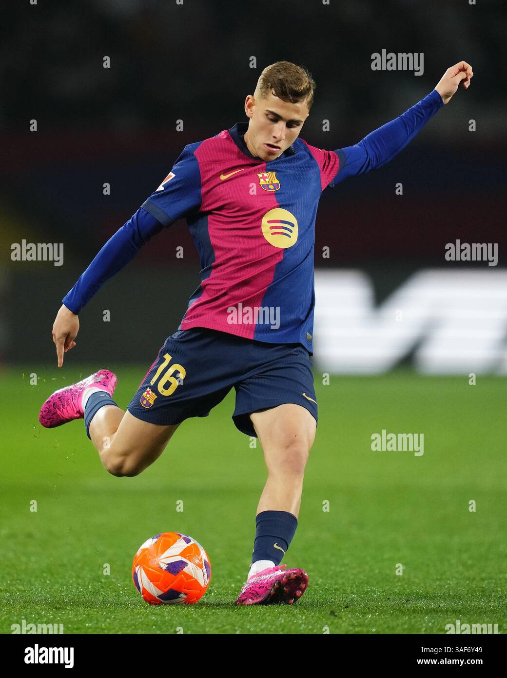 Barcelona, Spain. 06th Apr, 2025. Fermin Lopez of FC Barcelona during ...