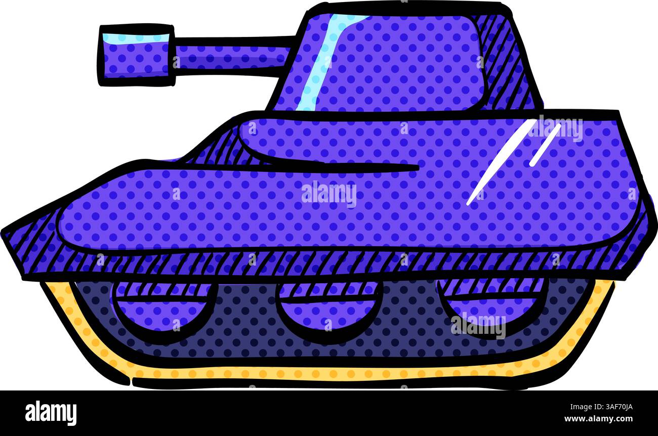 Hand drawn tank icon Cut Out Stock Images & Pictures - Alamy