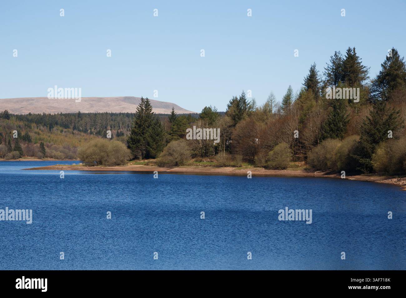 Llwyn Onn reservoir, Merthyr Tydfil, South Wales, UK. 7 April 2025. UK ...