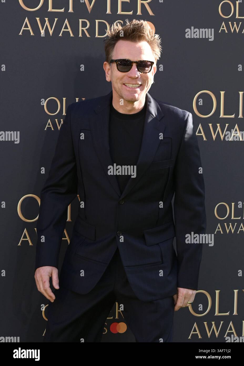 Ewan McGregor attends the 2025 Olivier Awards with Mastercard, at the ...