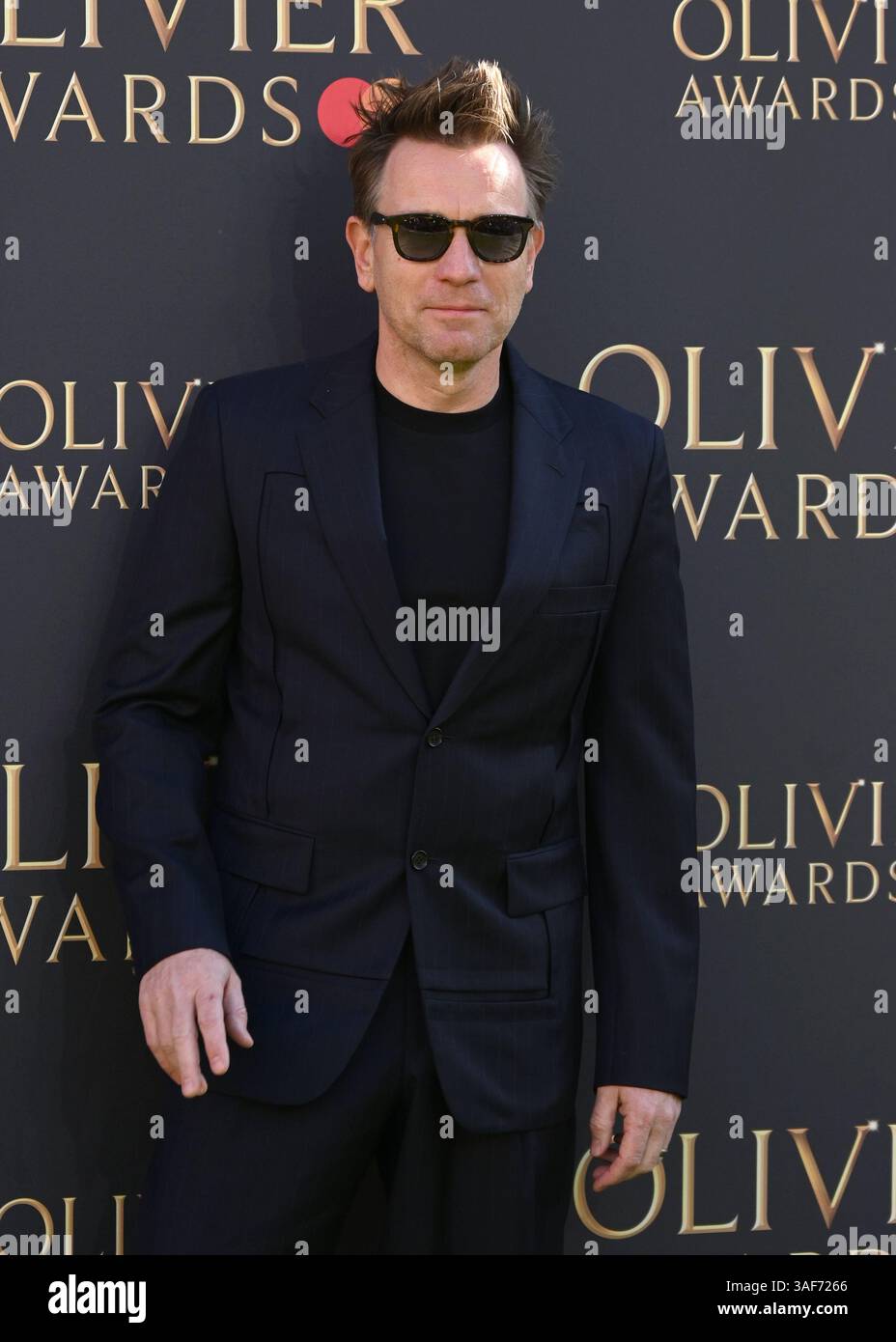 Ewan McGregor attends the 2025 Olivier Awards with Mastercard, at the ...