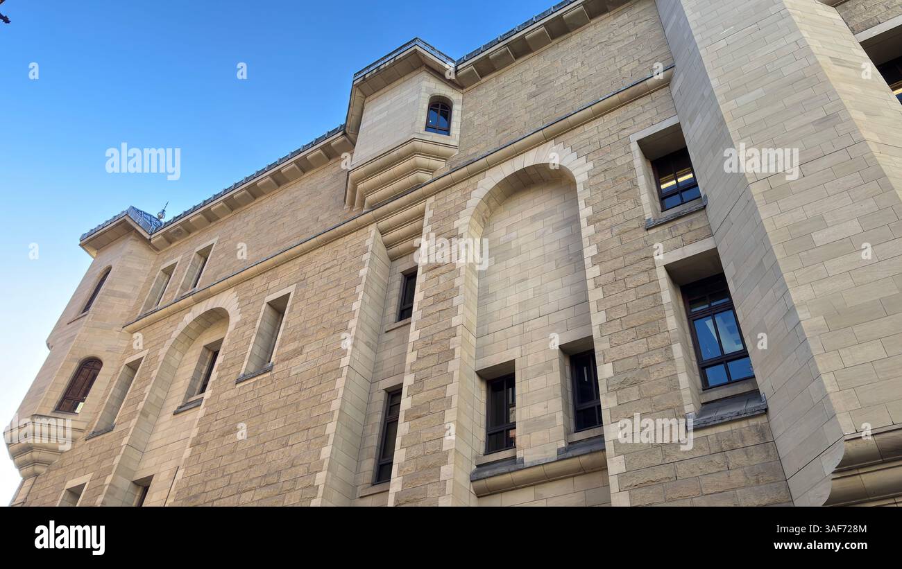 Urban city view of Edinburgh old town buildings period style famous ...
