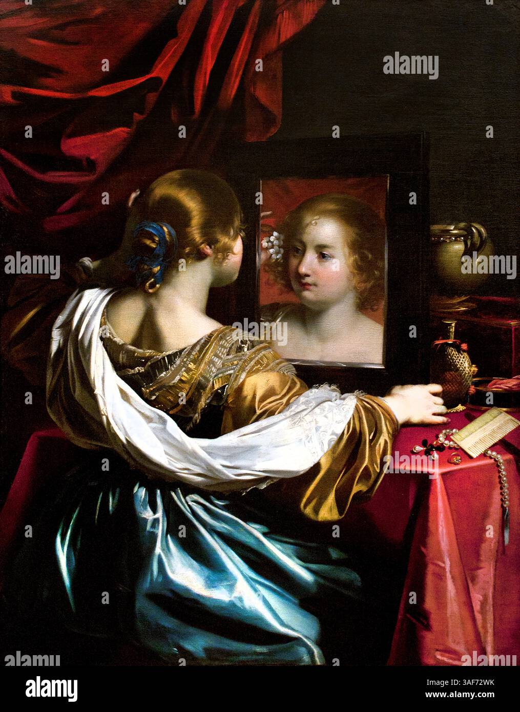 The Young Woman at her Toilet 1626 Nicolas Regnier 1590-1667 France ...