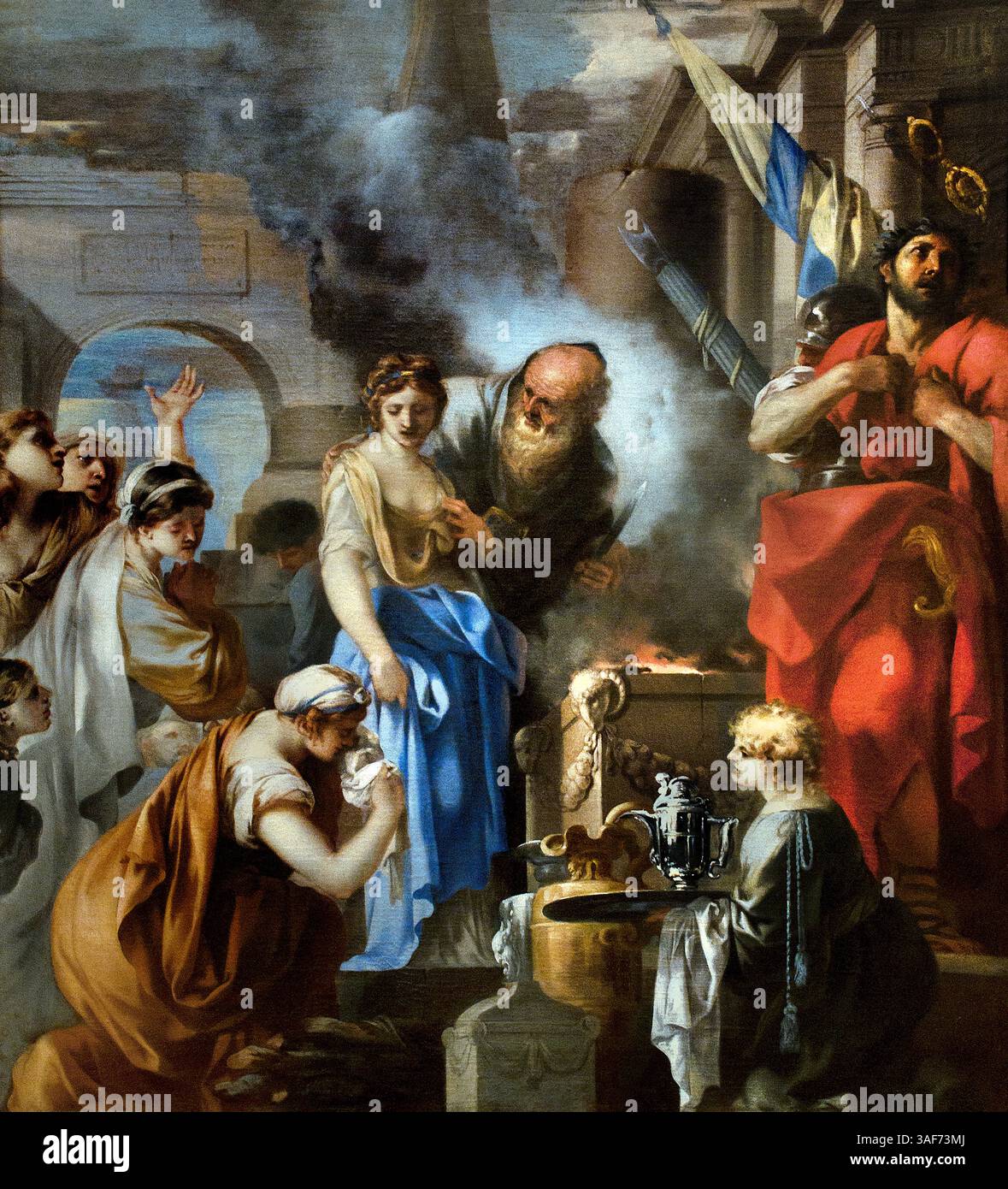 Sacrifice of the daughter of jephte hi-res stock photography and images ...