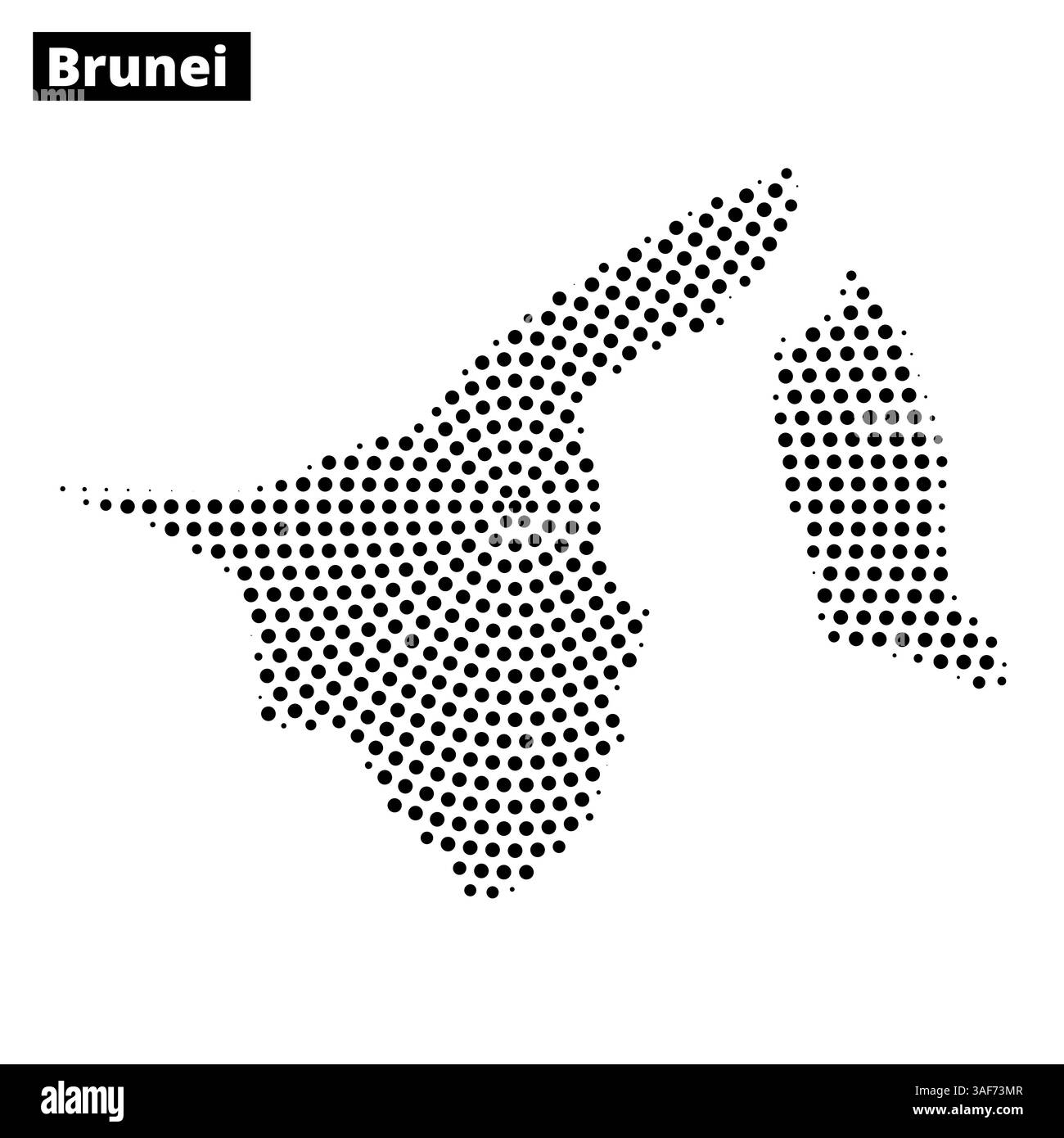 Blank brunei map hi-res stock photography and images - Alamy
