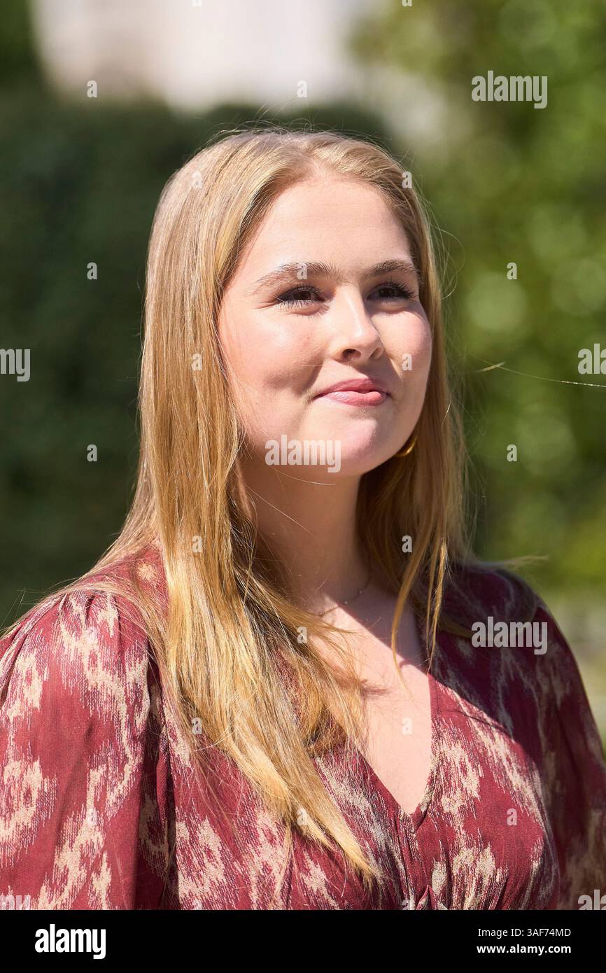 Catharina-Amalia, Princess of Orange attends the inauguration of her ...