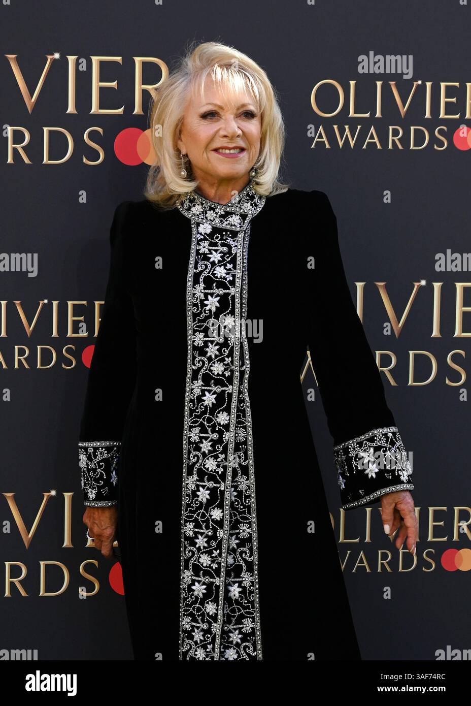 Elaine Paige attends the 2025 Olivier Awards with Mastercard, at the ...