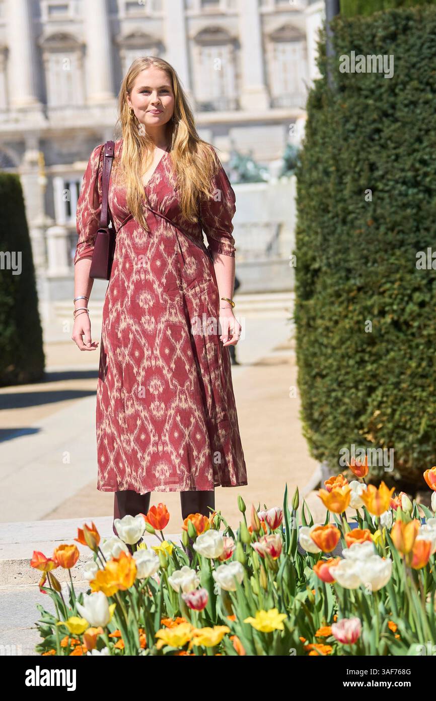 Catharina-Amalia, Princess of Orange attends the inauguration of her ...