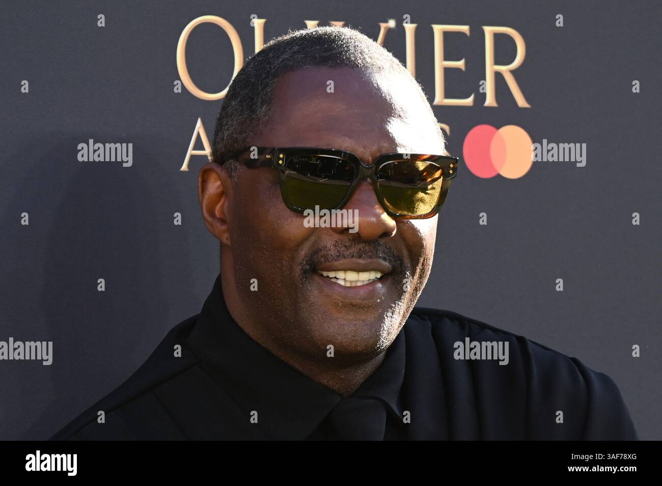 Idris Elba attends the 2025 Olivier Awards with Mastercard, at the ...