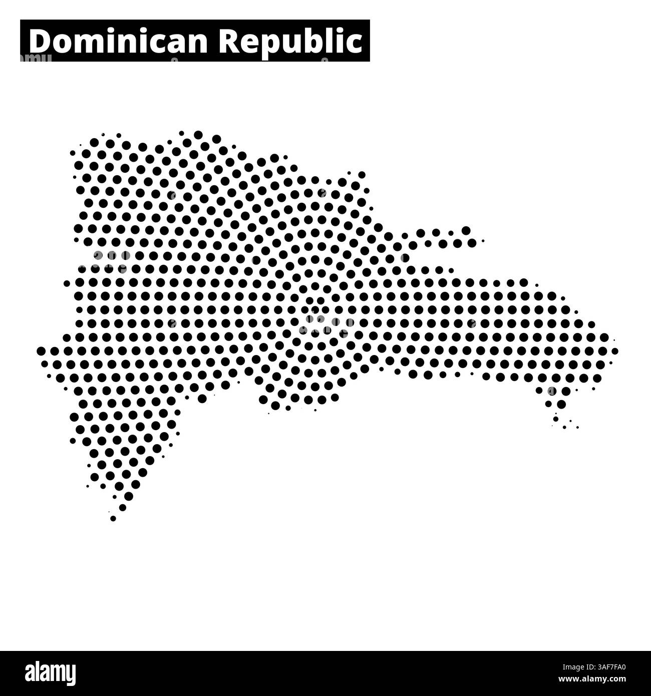 Dominican republic outline Black and White Stock Photos & Images - Alamy