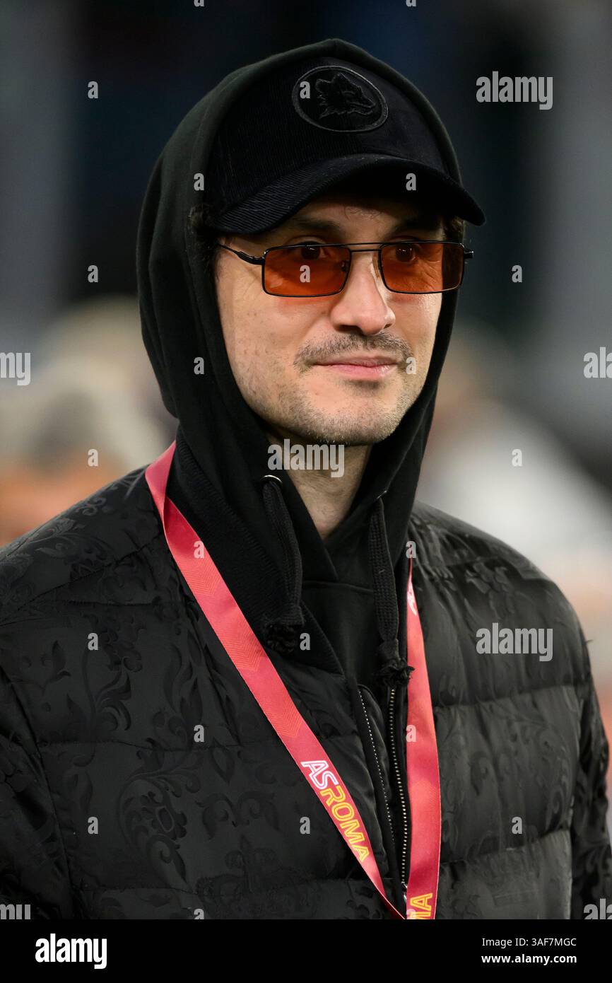 Carl Brave during the Serie A football match between AS Roma and ...