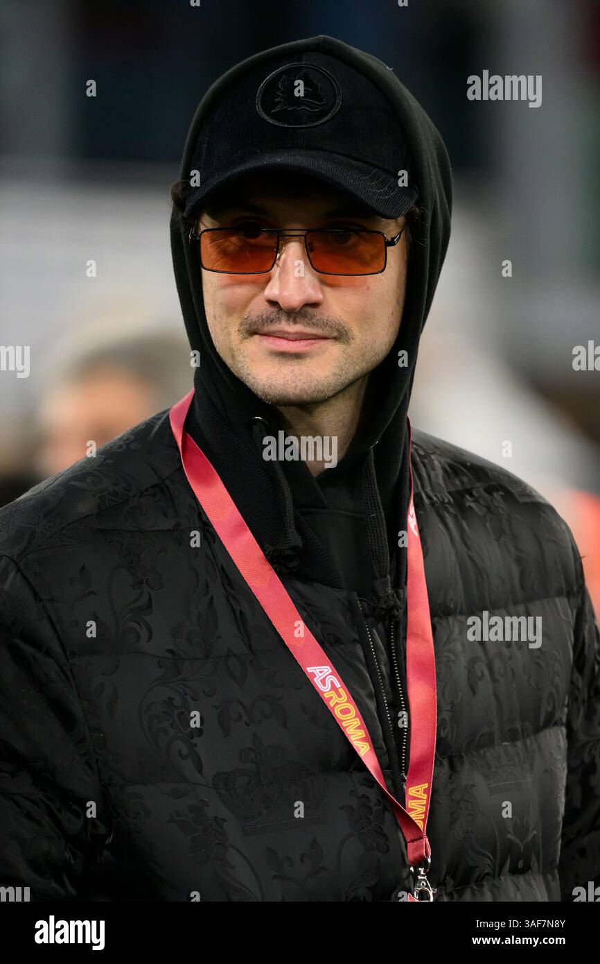 Carl Brave during the Serie A football match between AS Roma and ...