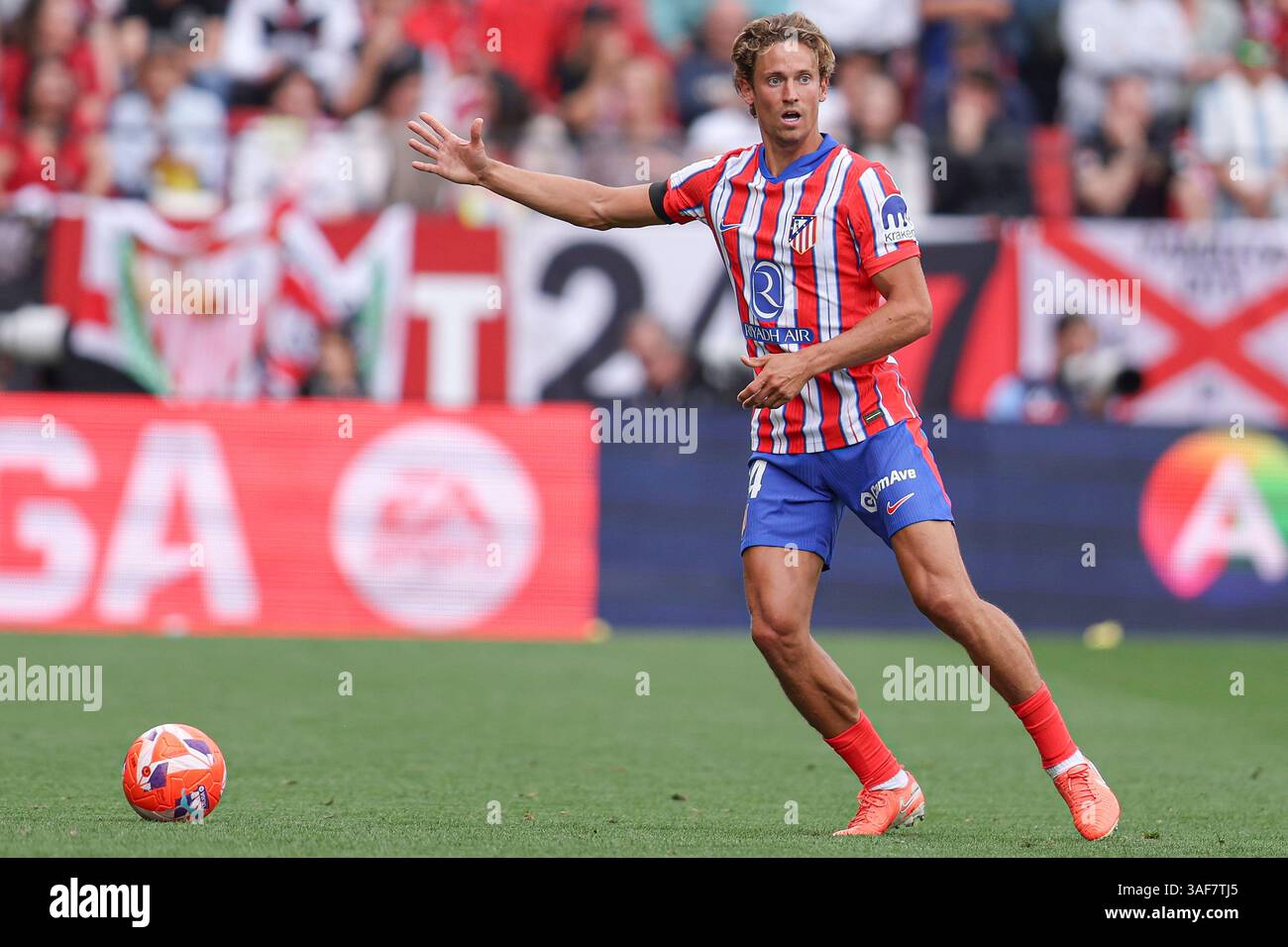 Sevilla, Spain. 07th Apr, 2024. Marcos Llorente of Atletico de Madrid ...