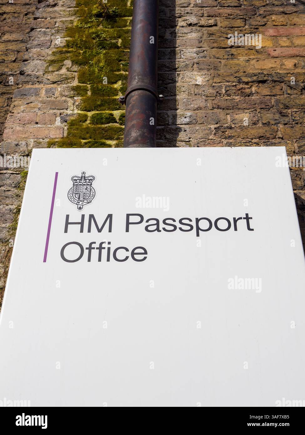 Customer Entrance, HM Passport Office, Docklands, London, England, UK ...
