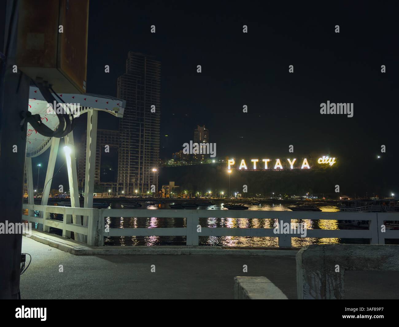 Illuminated letters pattaya city glowing hi-res stock photography and ...