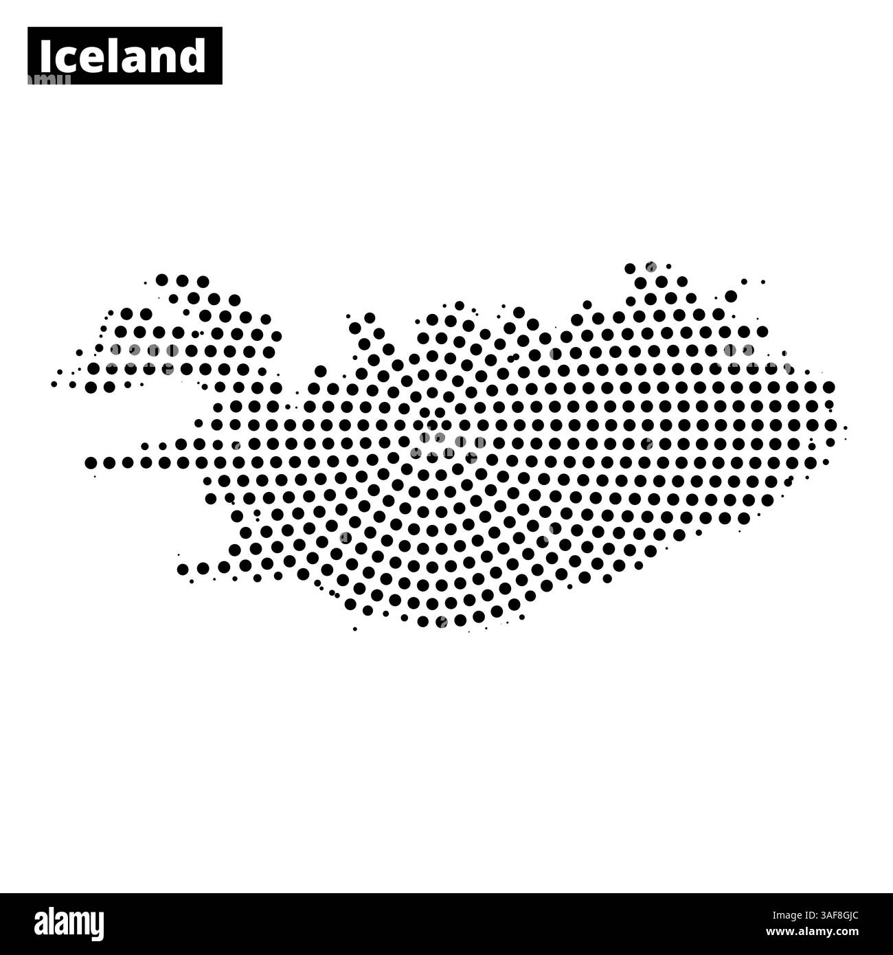Highlights of iceland Stock Vector Images - Alamy