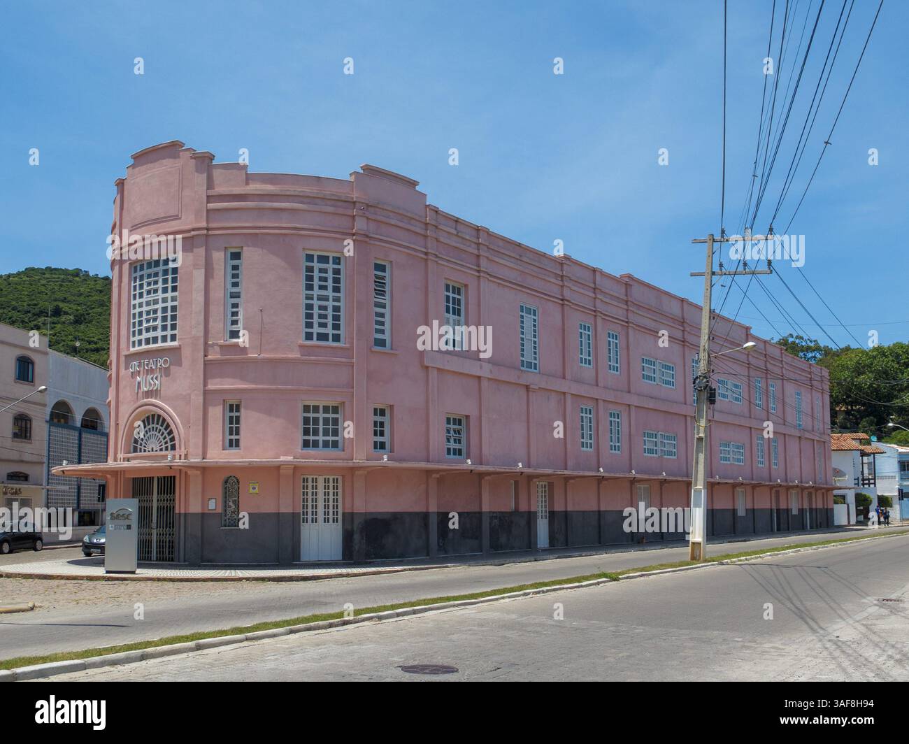 The Cine Teatro Mussi Historical colonial buildings in downtown Laguna ...