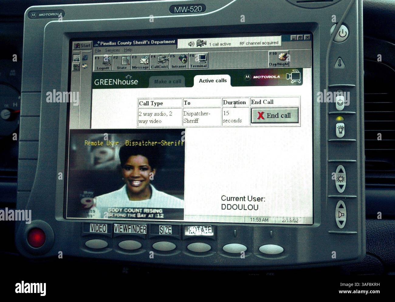 Computer in a law enforcement office hi-res stock photography and ...