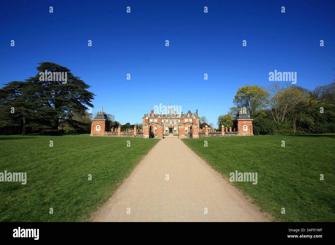 Hanbury hall, Hanbury, Droitwich spa, Worcestershire, England, UK Stock ...