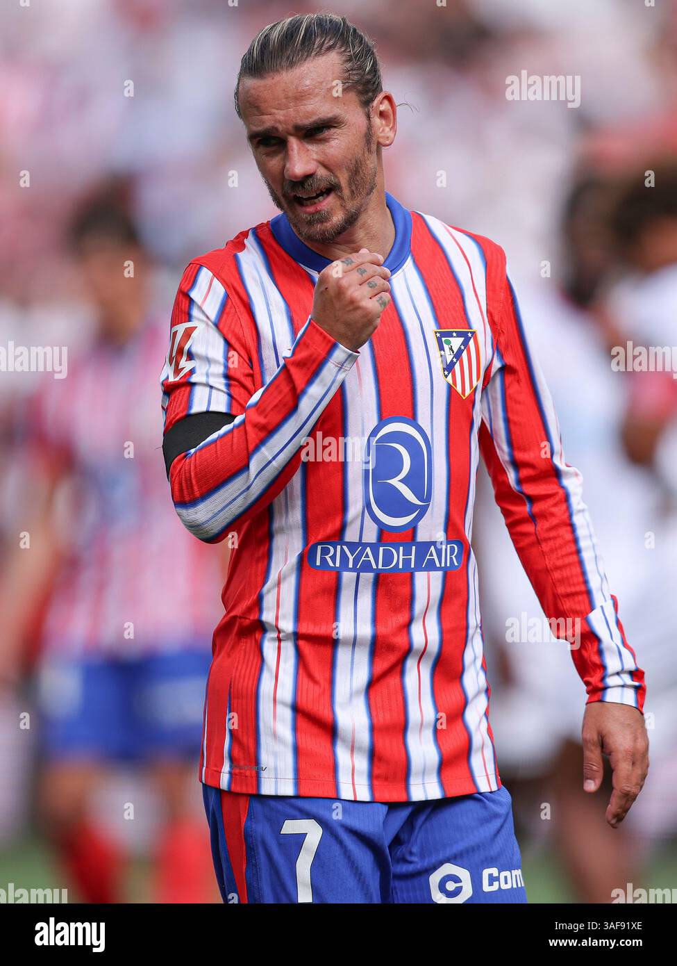 Sevilla, Spain. 07th Apr, 2024. Antoine Griezmann of Atletico de Madrid ...