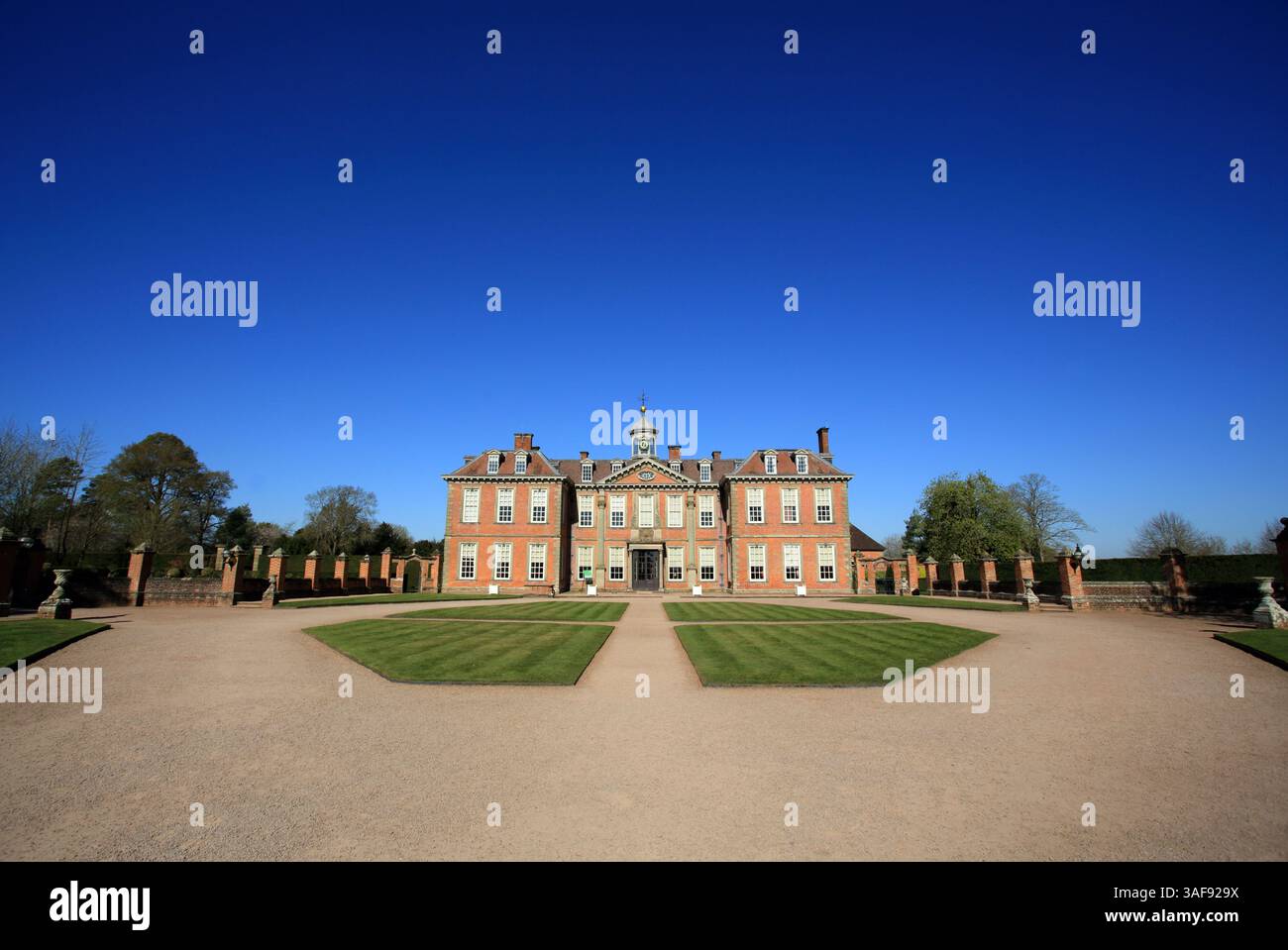 Hanbury hall, Hanbury, Droitwich spa, Worcestershire, England, UK Stock ...