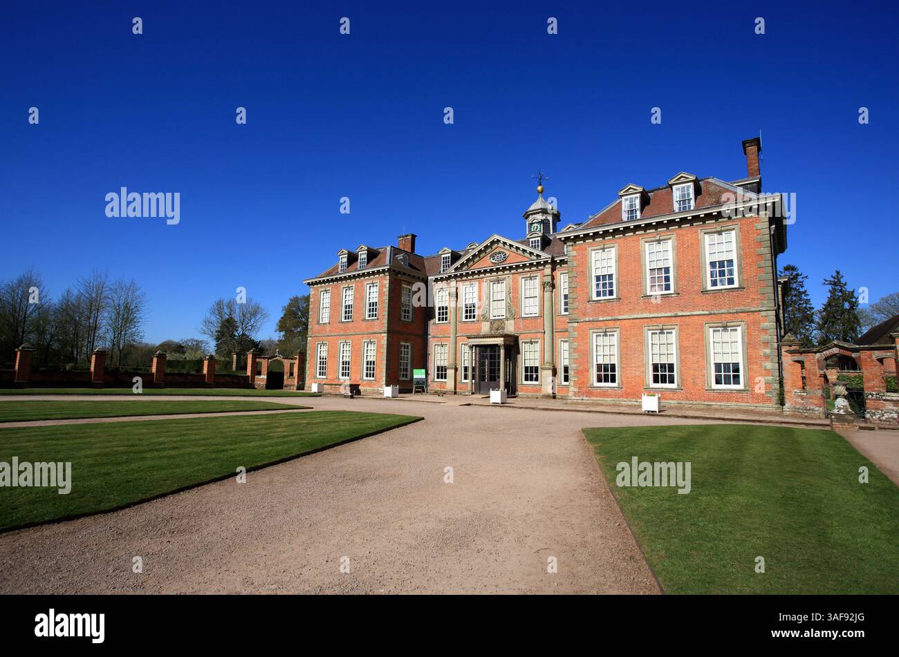 Hanbury hall, Hanbury, Droitwich spa, Worcestershire, England, UK Stock Photo - Alamy