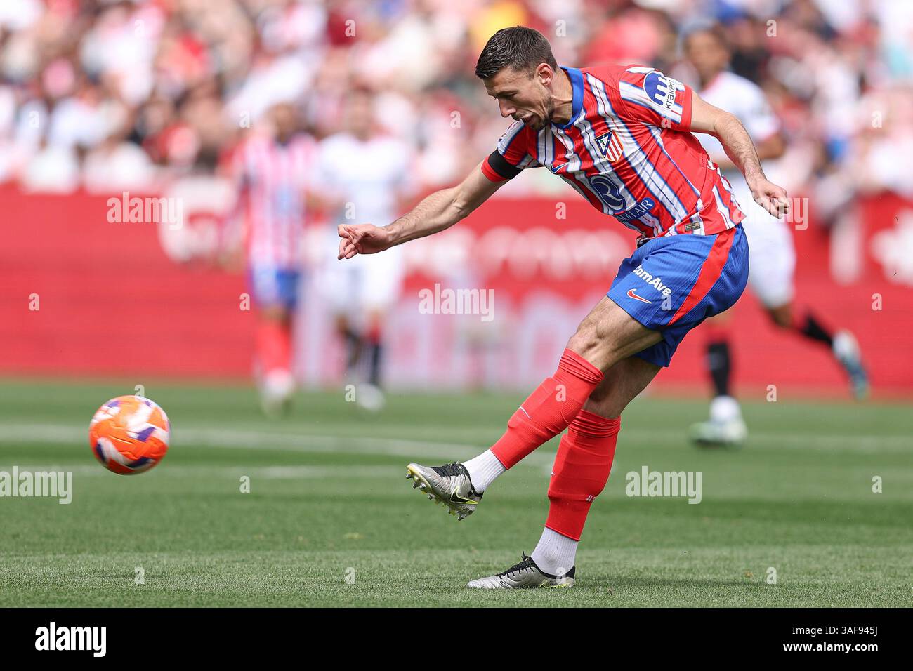Sevilla, Spain. 07th Apr, 2024. Clement Lenglet of Atletico de Madrid ...
