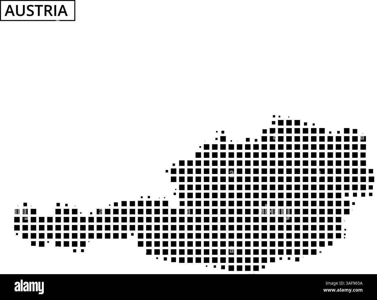 A dotted representation of Austria's map fills the space, showcasing ...