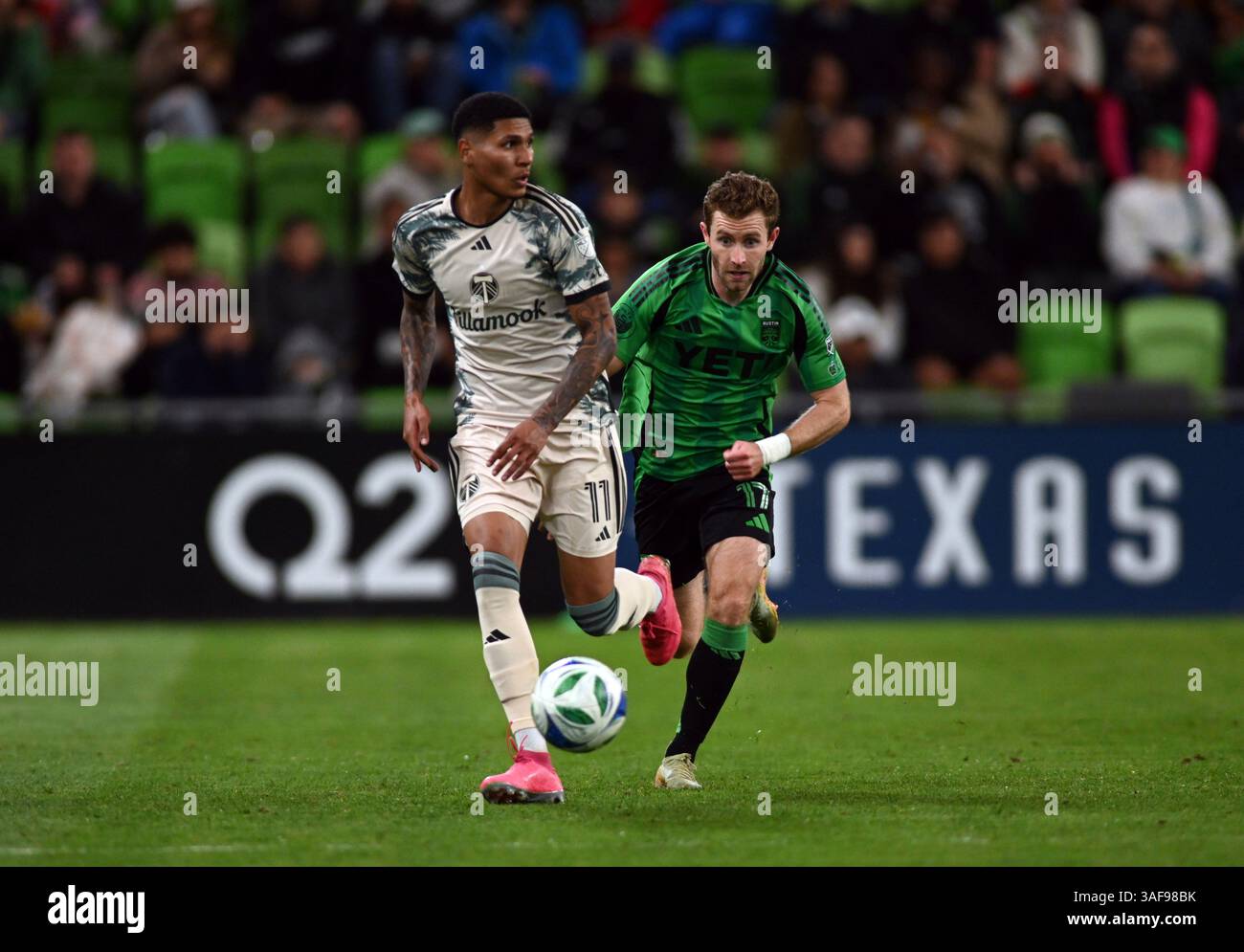 AUSTIN, TX - April 05: Portland Timbers forward Antony (11) is chased ...