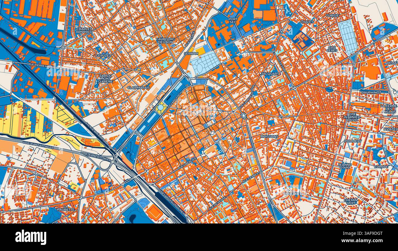 Reims neighborhoods hi-res stock photography and images - Alamy