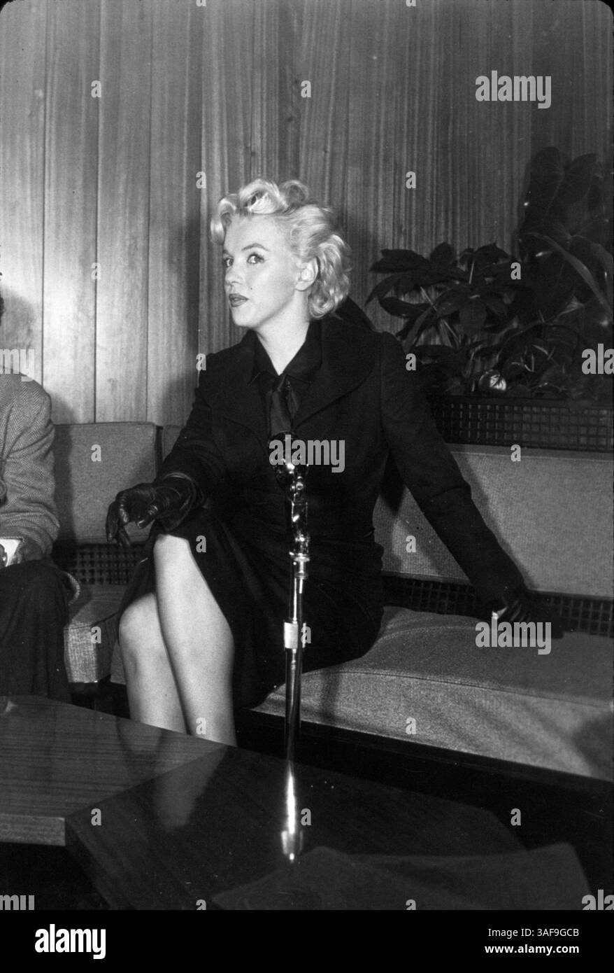Jun 01, 1956; Hollywood, California, USA; MARILYN MONROE actor. Blonde ...