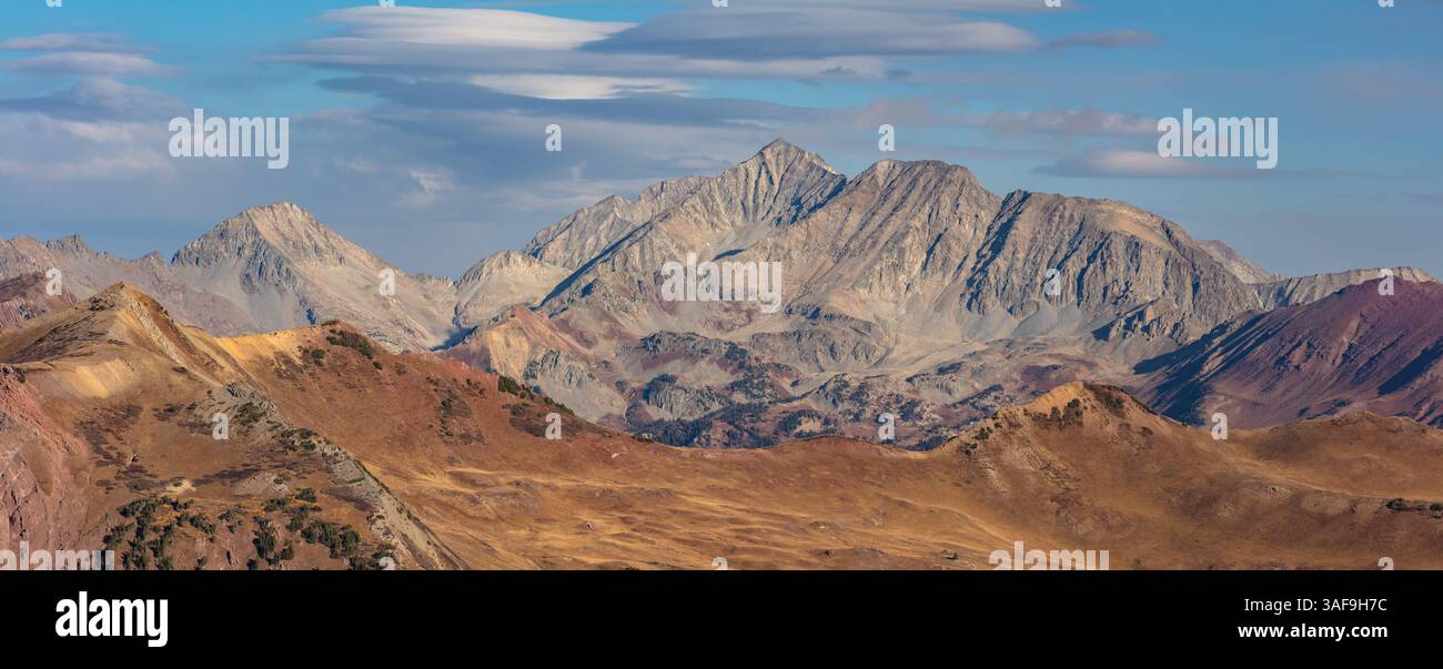 Snowmass Mountain (14,105') dominating the skyline above a beautiful ...