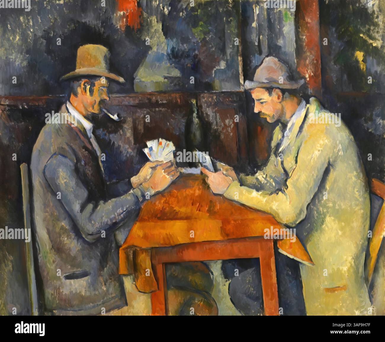The Card Players,1893-1896 – Paul Cezanne Stock Vector Image & Art - Alamy