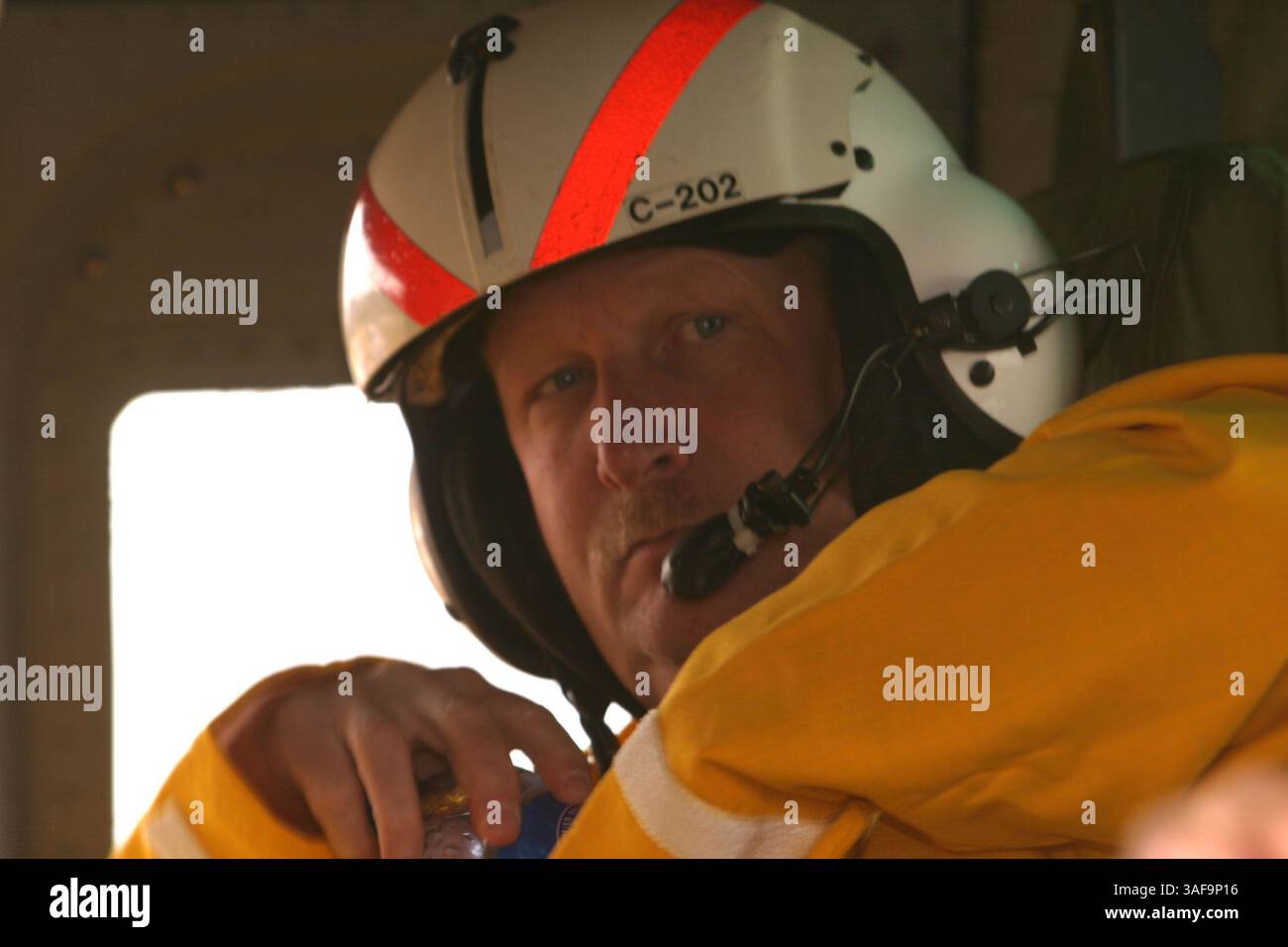 Oct 31, 2003; El Cajon, CA, USA; Novato Fire Chief Jeff Meston ...