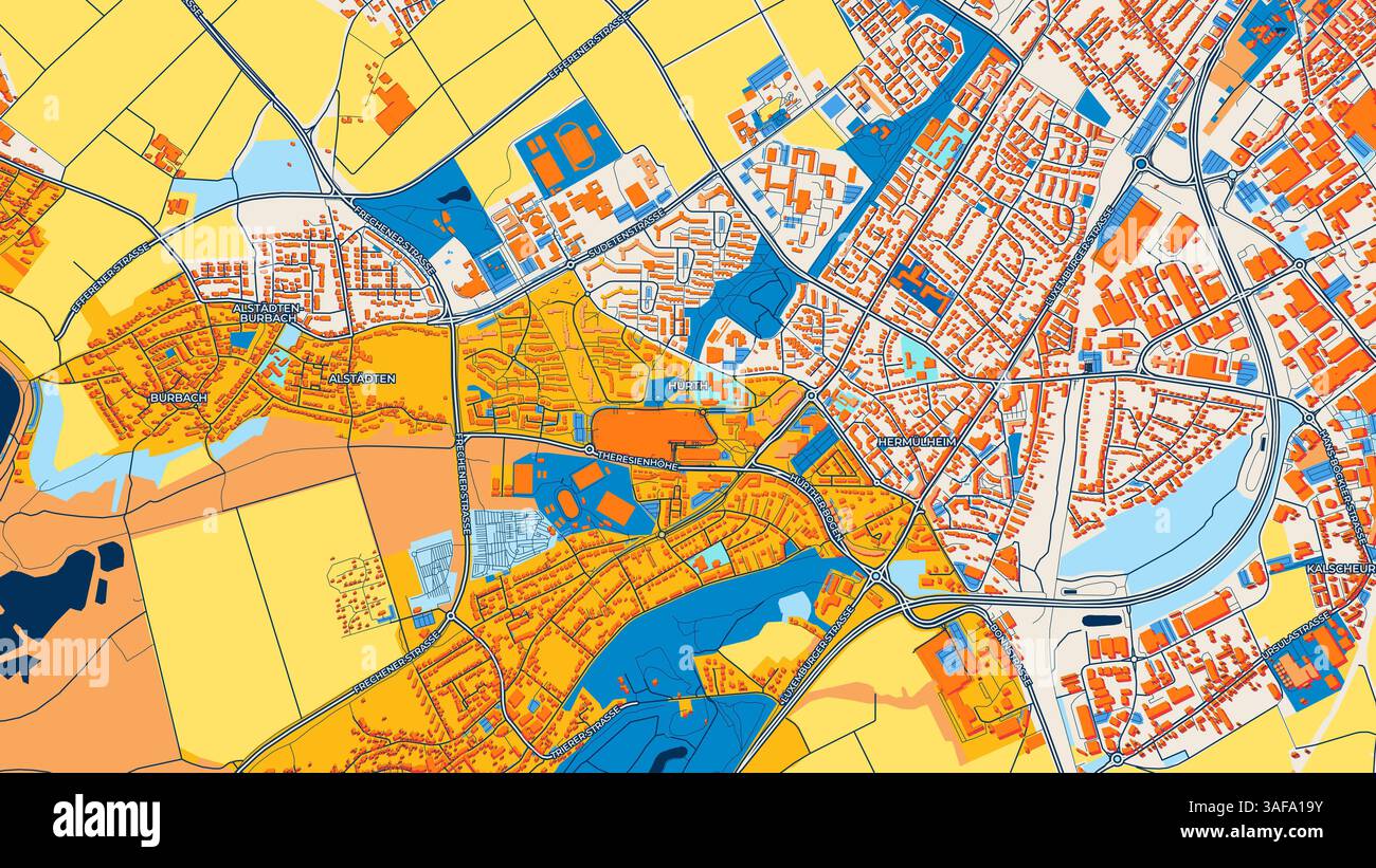 Hurth map hi-res stock photography and images - Alamy