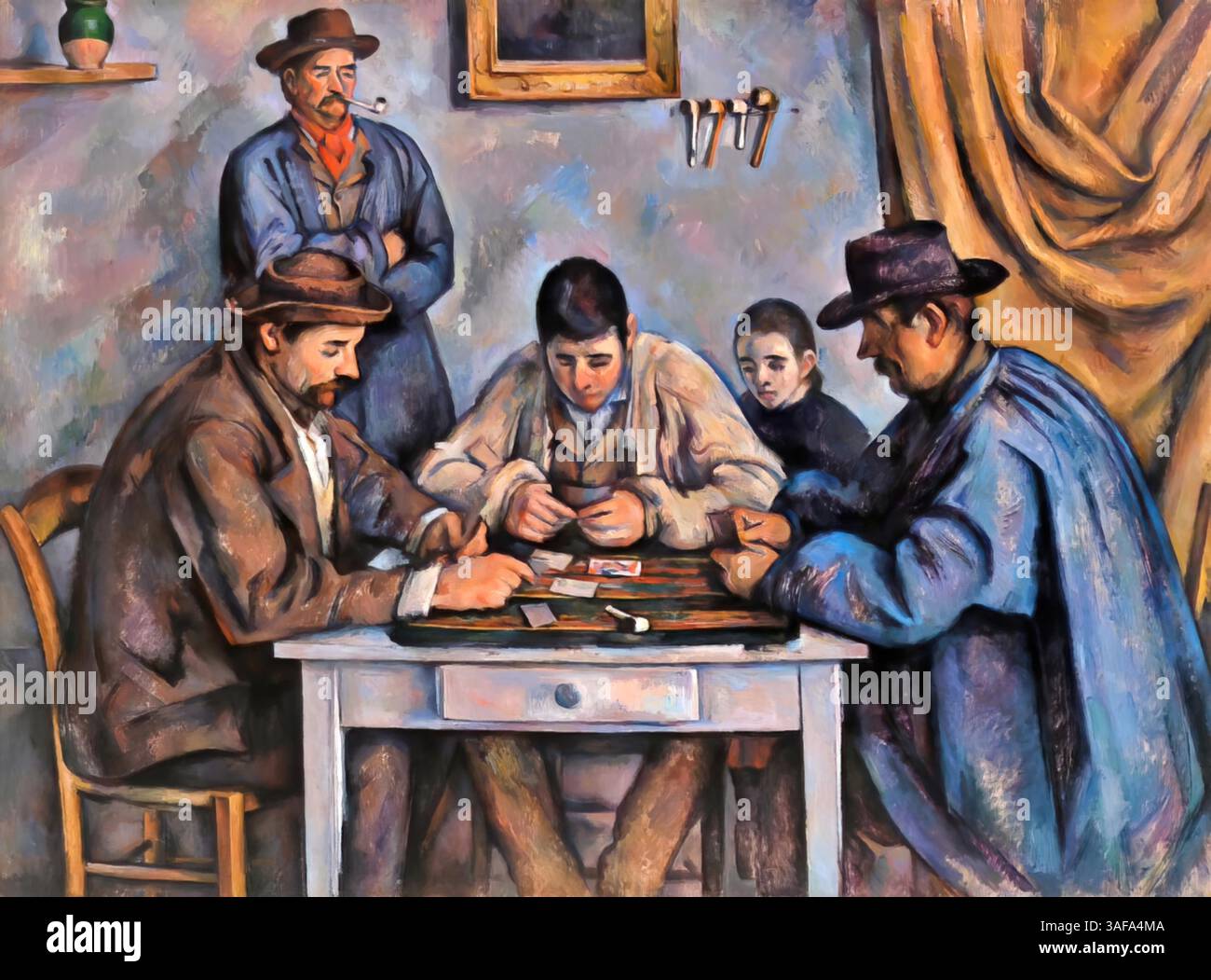 The Card Players, 1890-92 (painting) Cezanne, Paul (1839-1906) French ...