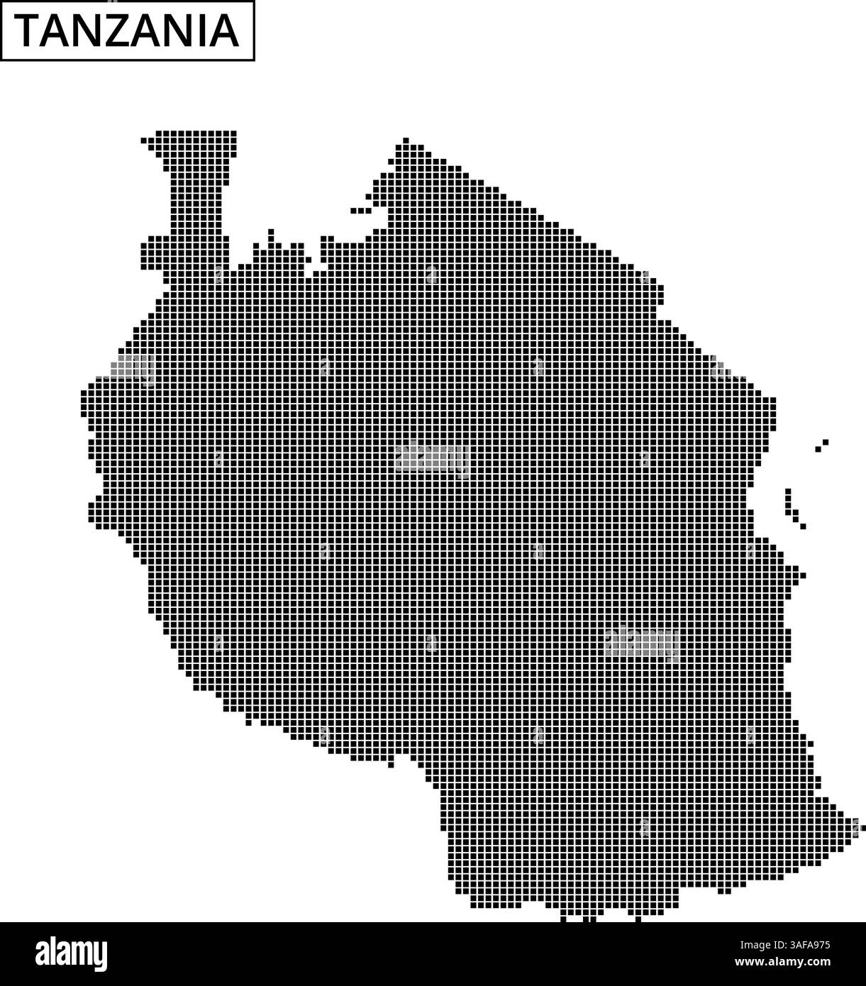 This artwork features a creative dot pattern representing the map of ...