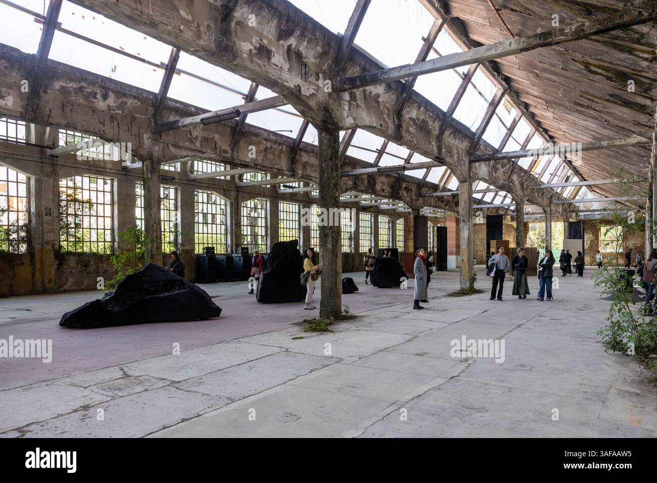 Milan, Italy - april 7 2025 -Fuorisalone Milan design week - Alcova ...