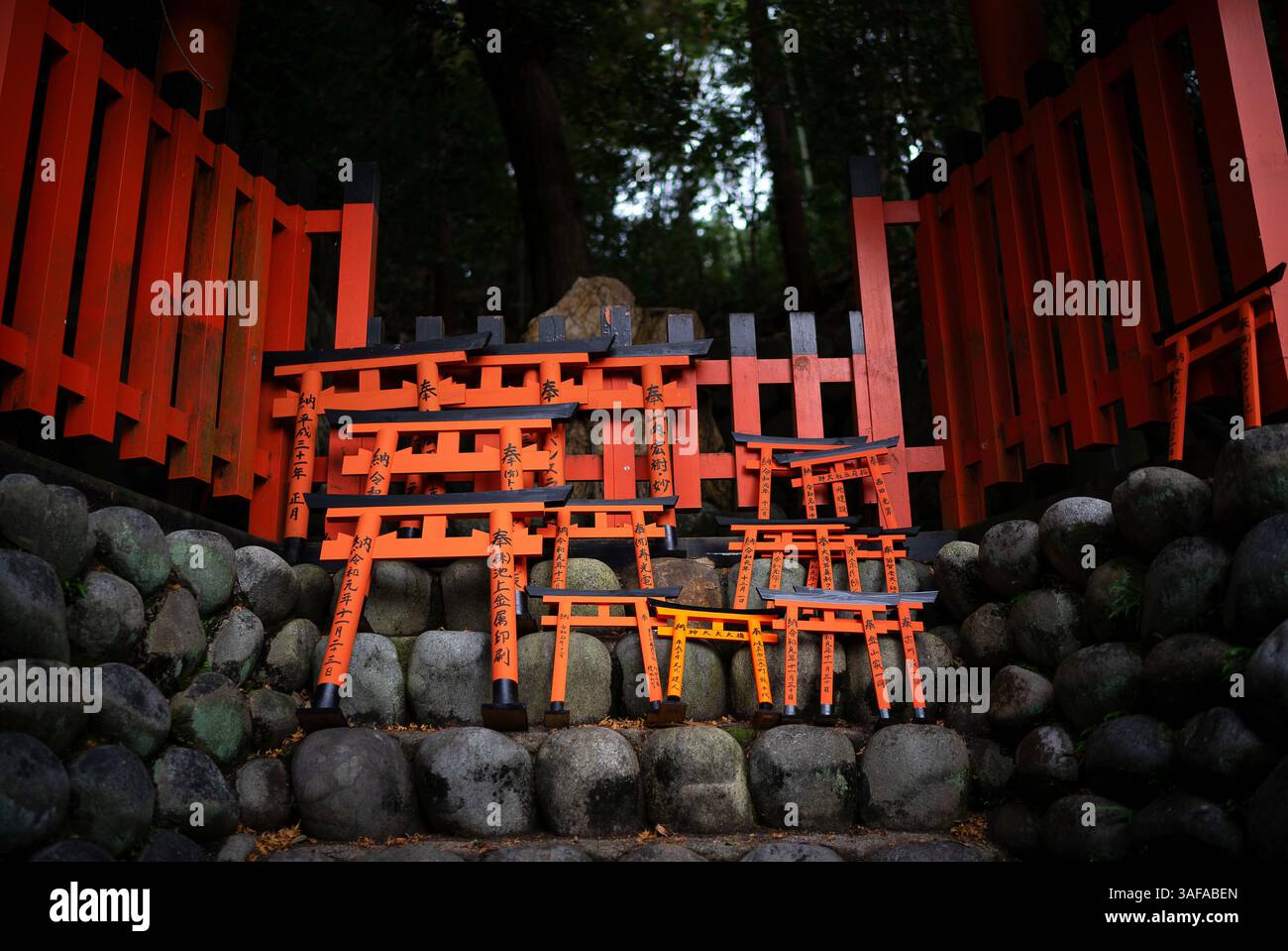 Small Torii Gates at Fushimi Inari Taisha, Kyoto – A Symbol of Prayer ...