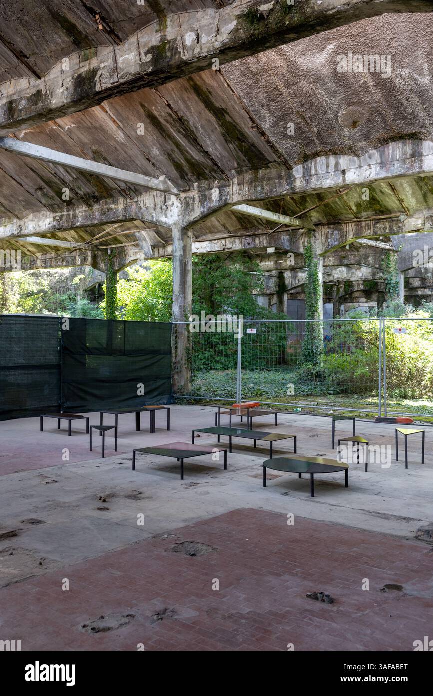 Milan, Italy - april 7 2025 -Fuorisalone Milan design week - Alcova ...